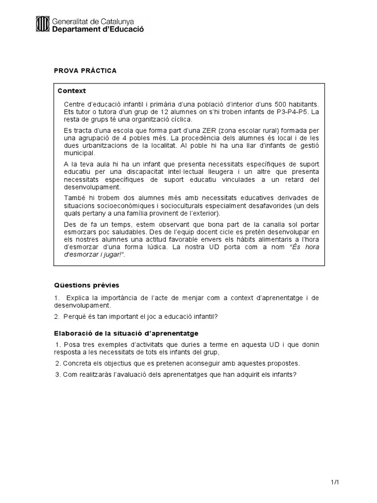 Cas Pràctic EI | PDF