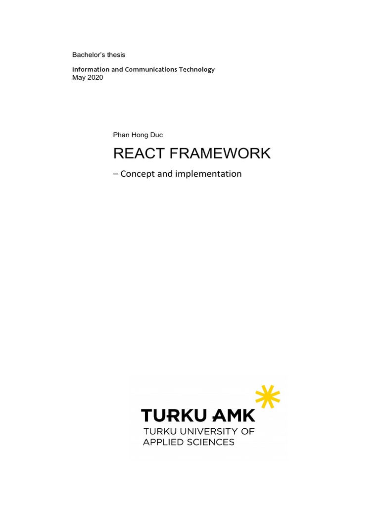 Analysis of React Framework Concepts and Implementation of Shopping Cart and Tama Applications ...