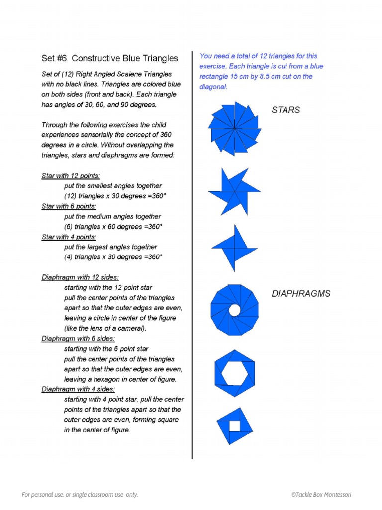 Constructive Blue Triangles | PDF