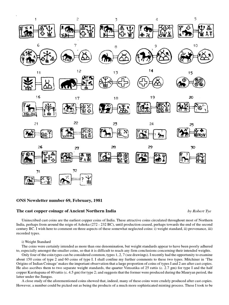 The Cast Copper Coinage of Ancient North | PDF | Coins | Collecting