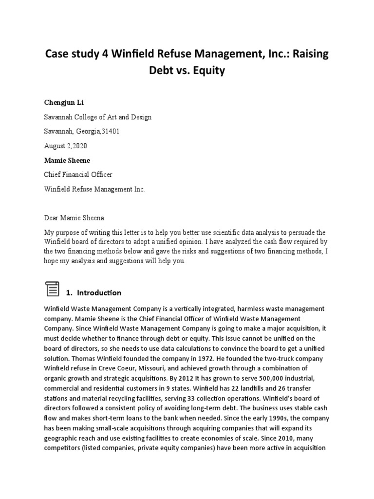 Casestudy 4 | PDF | Present Value | Securitization