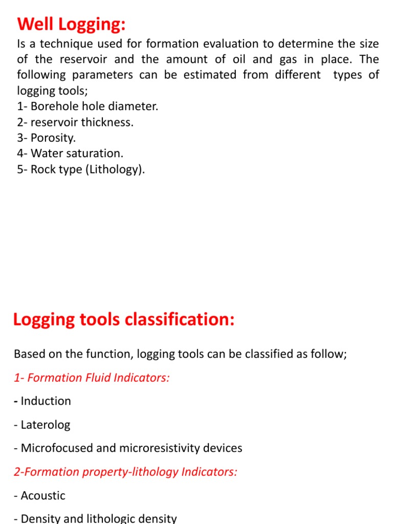 Well Logging | PDF | Neutron | Porosity