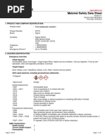 Msds 10% Neutral Buffered Formalin | PDF | Toxicity | Formaldehyde