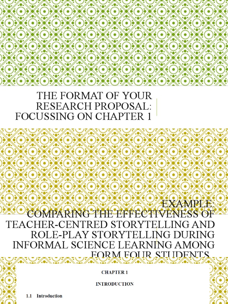 Research Proposal Format Guide | PDF
