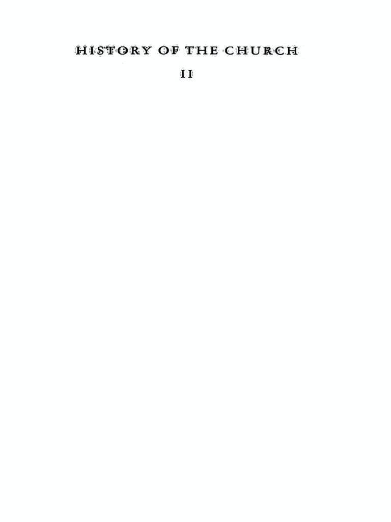 History of The Church Vol II | PDF | Ancient Christianity | Religious ...