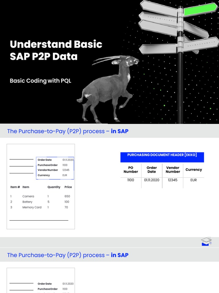 Basic SAP P2P Data and Tables | PDF