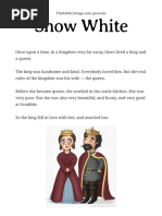 Snow White Play Script | PDF | Snow White | Grimms' Fairy Tales