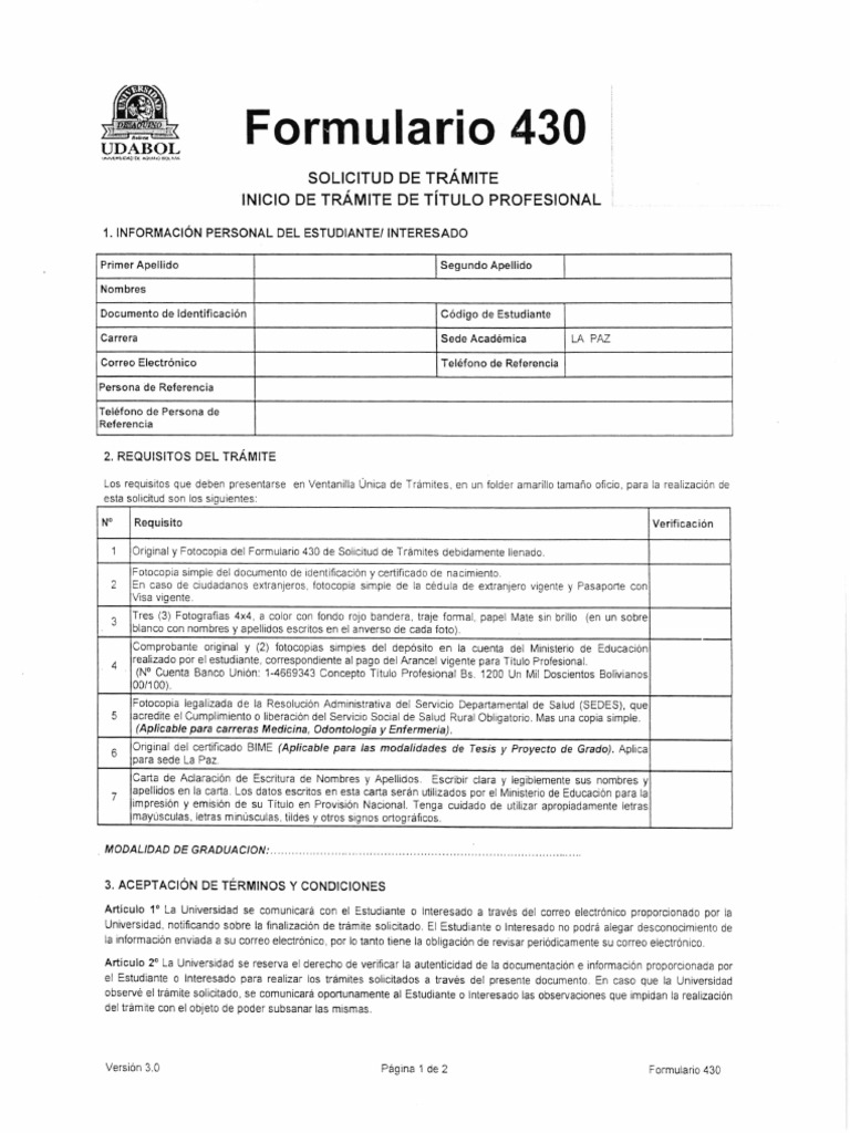 Instrucciones para el Formulario 430 | PDF | Business