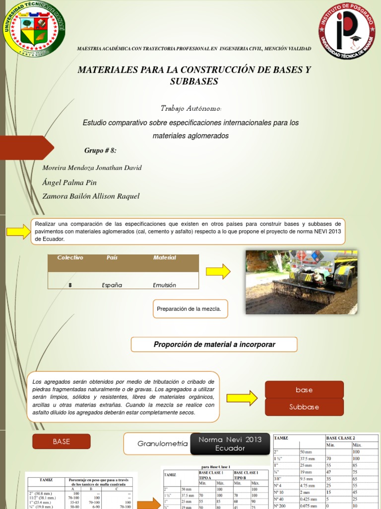Materiales para La Construccion de Bases y Subbases Grupo 8 ...
