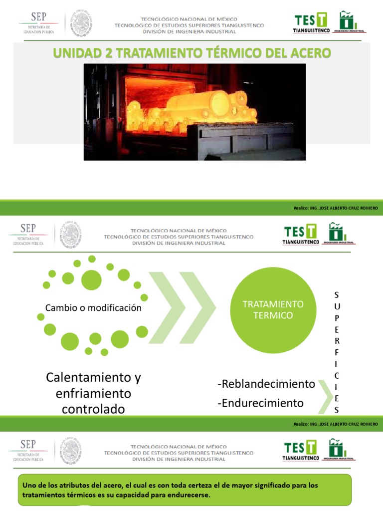 6 Tratamientos Termicos Del Acero | PDF | Tratamiento a base de calor | Recocido (Metalurgia)