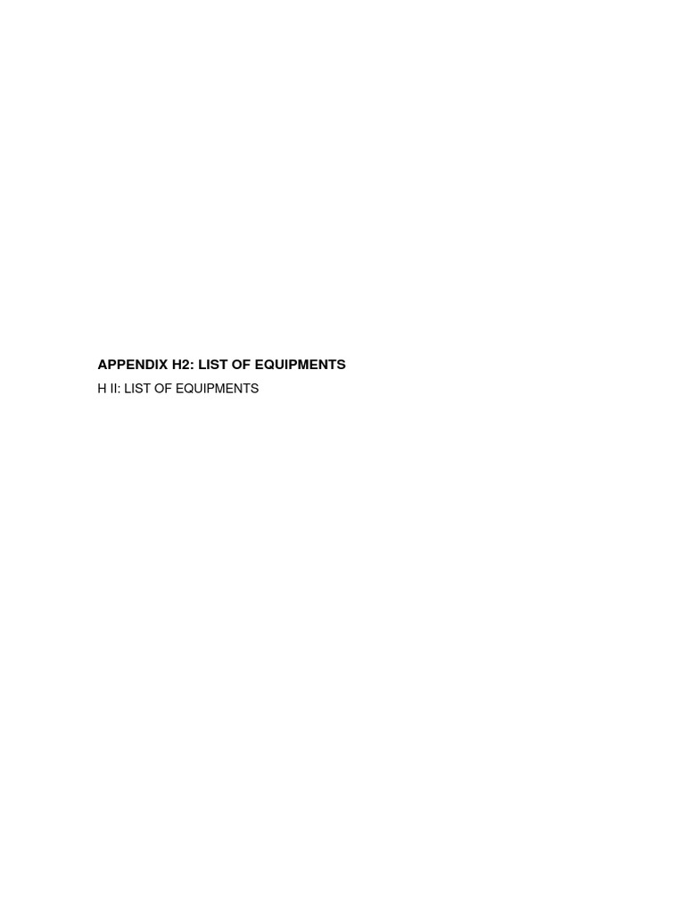 Equipment List for 2500 T/d Plant | PDF | Industries | Chemical Substances