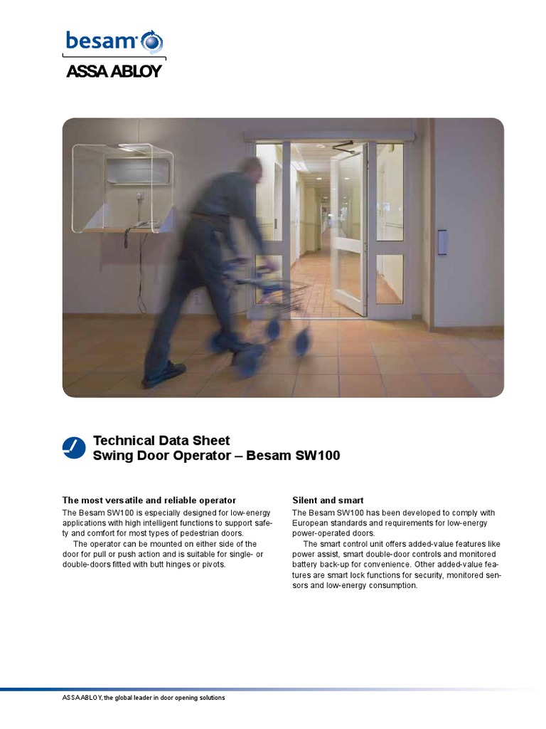 Besam Assa Abloy | PDF | Door | Power Supply