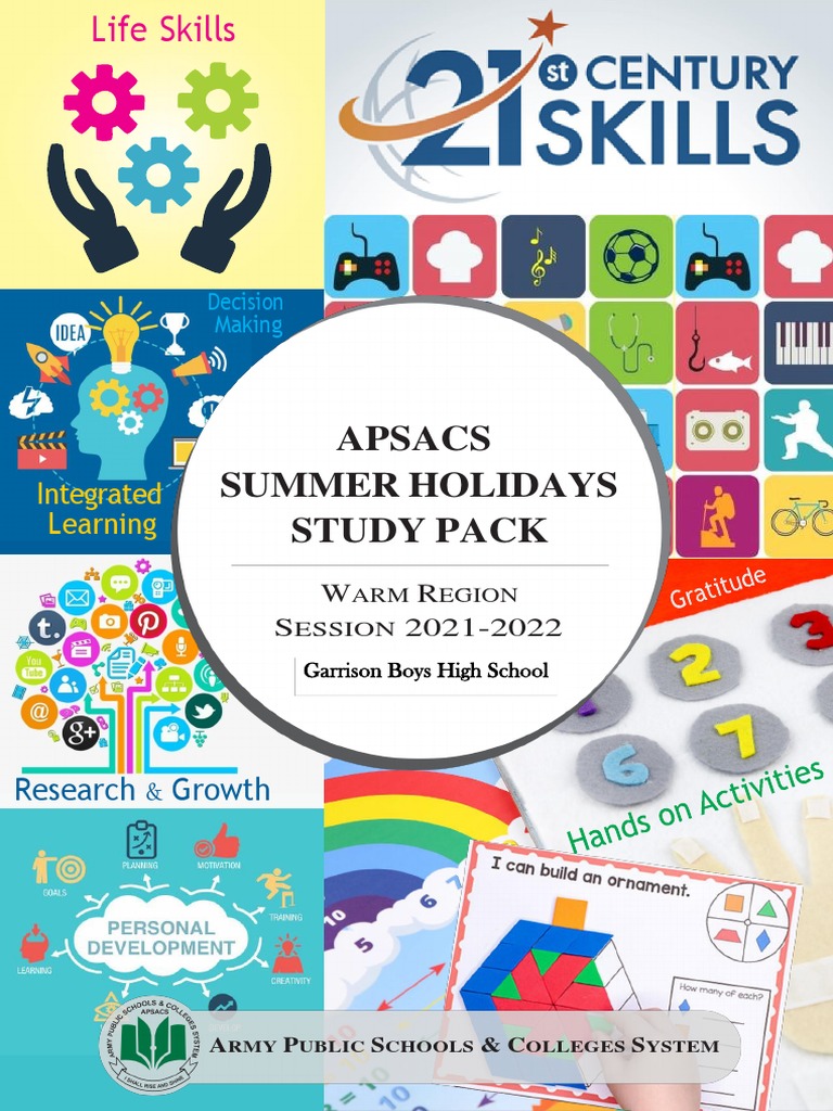 APSACS Summer Holidays Study Pack 2021 | PDF | Decision Making ...