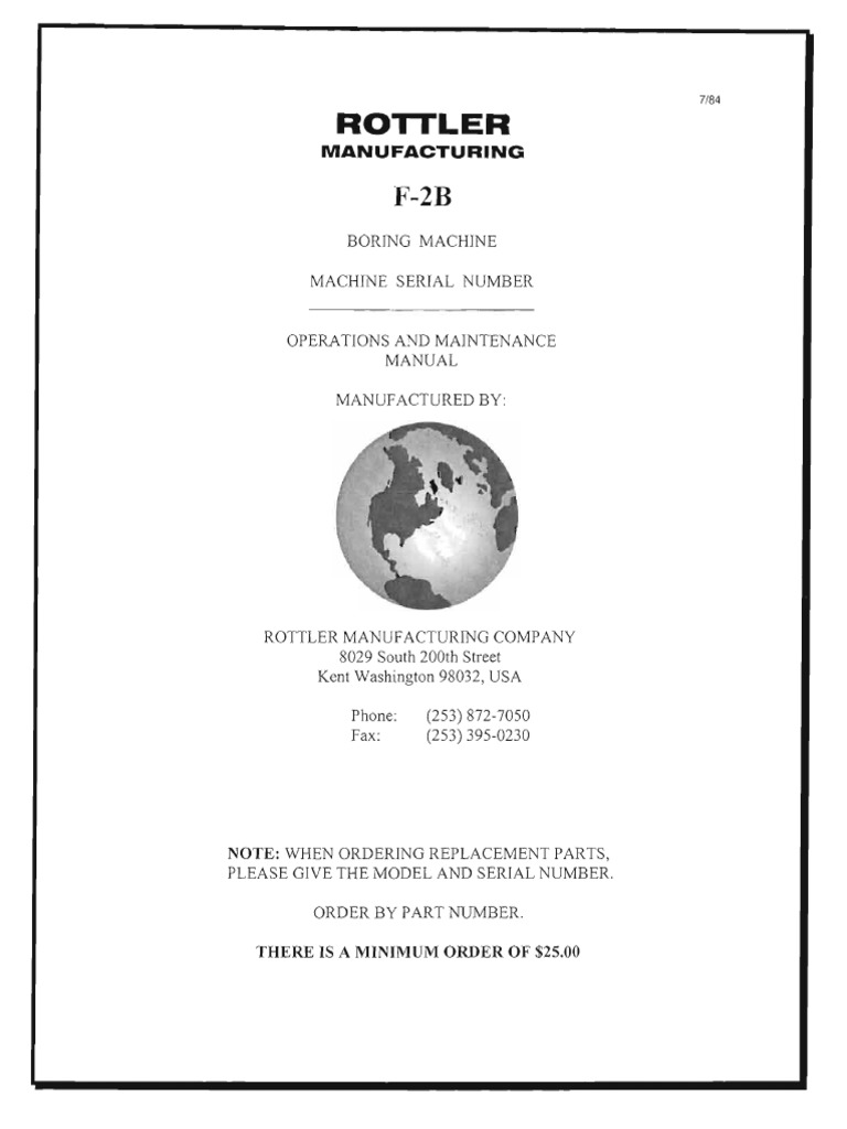 F2B Manual | PDF | Clutch | Machines