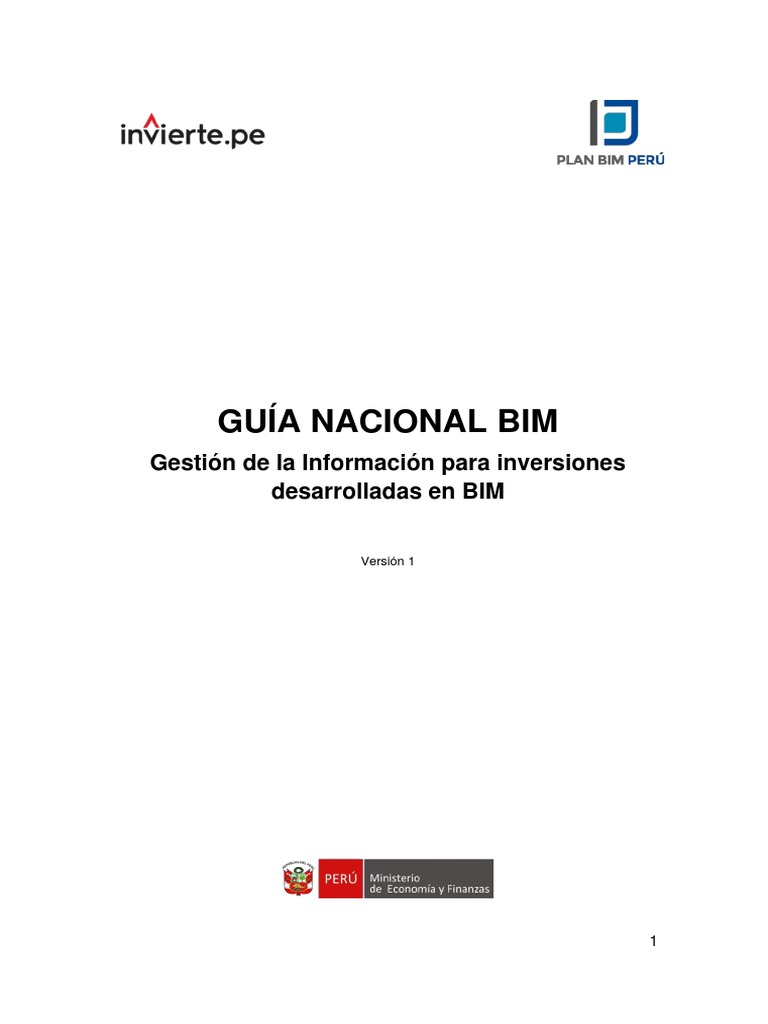 Guía Nacíonal Bim | PDF | Gestión de la información | Software