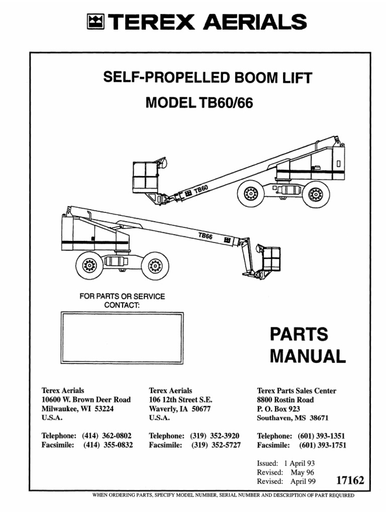 Terex TB66 Parts | PDF