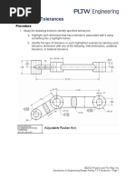 PLTW Activity 2.1.1 Answer Key | PDF | Engineering Tolerance | Metrology