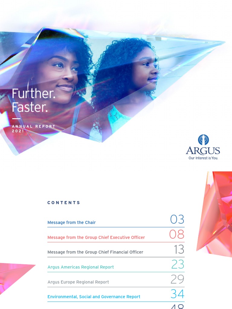 Argus Annual Report 2021 | PDF | Financial Capital | Insurance