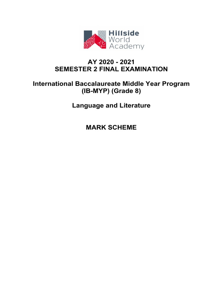 IB-MYP Grade 8 Language & Literature (MS) | PDF | Poaching | Crime ...