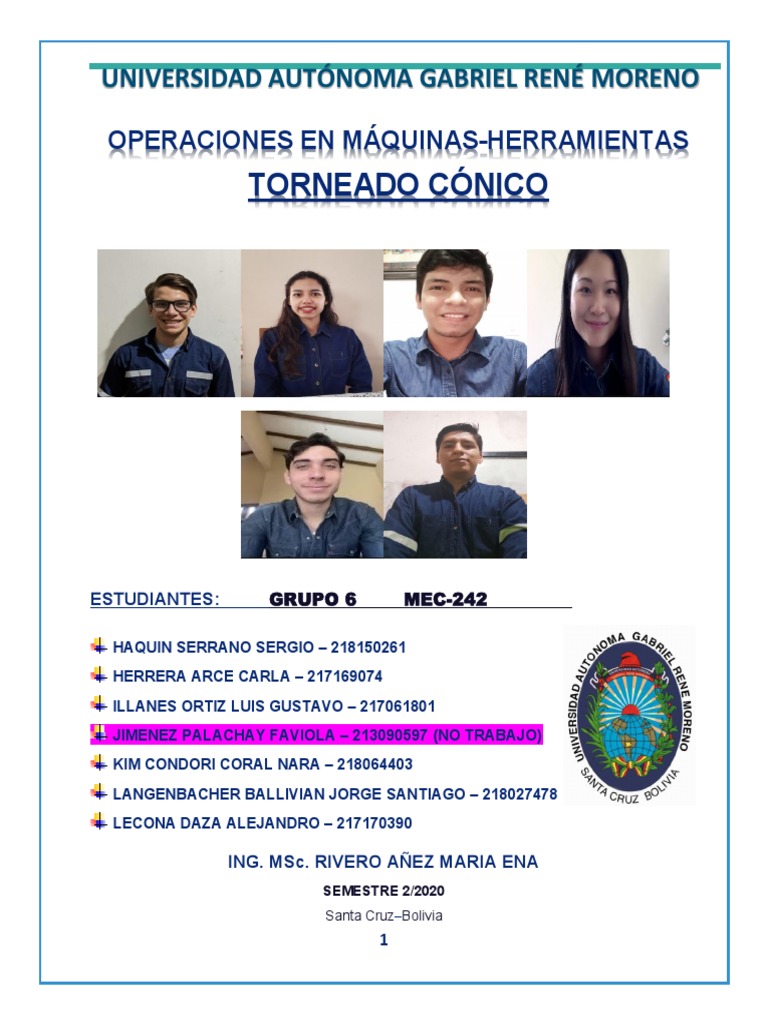Guía de Torneado Cónico para Estudiantes | PDF | Mecanizado | Procesos ...