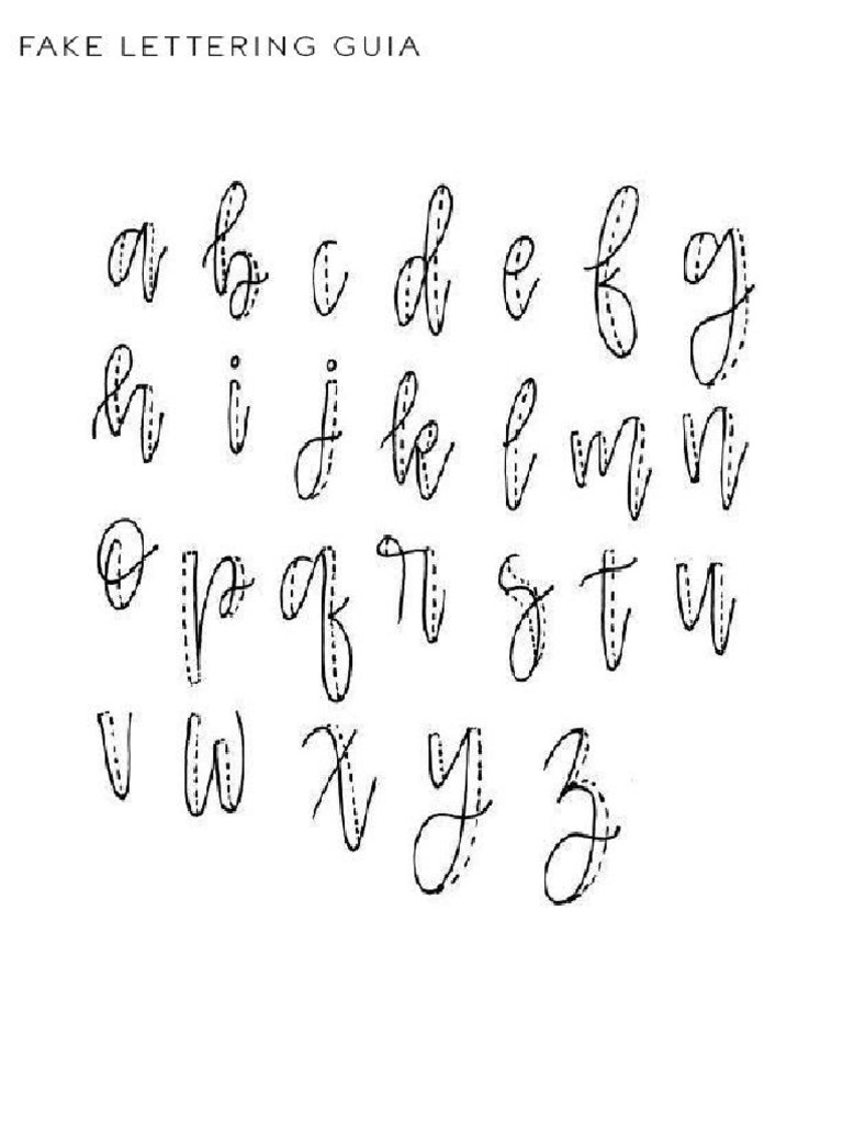 Fake Lettering | PDF