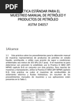 ASTM D-4057 Español | PDF | Solvente | Petróleo