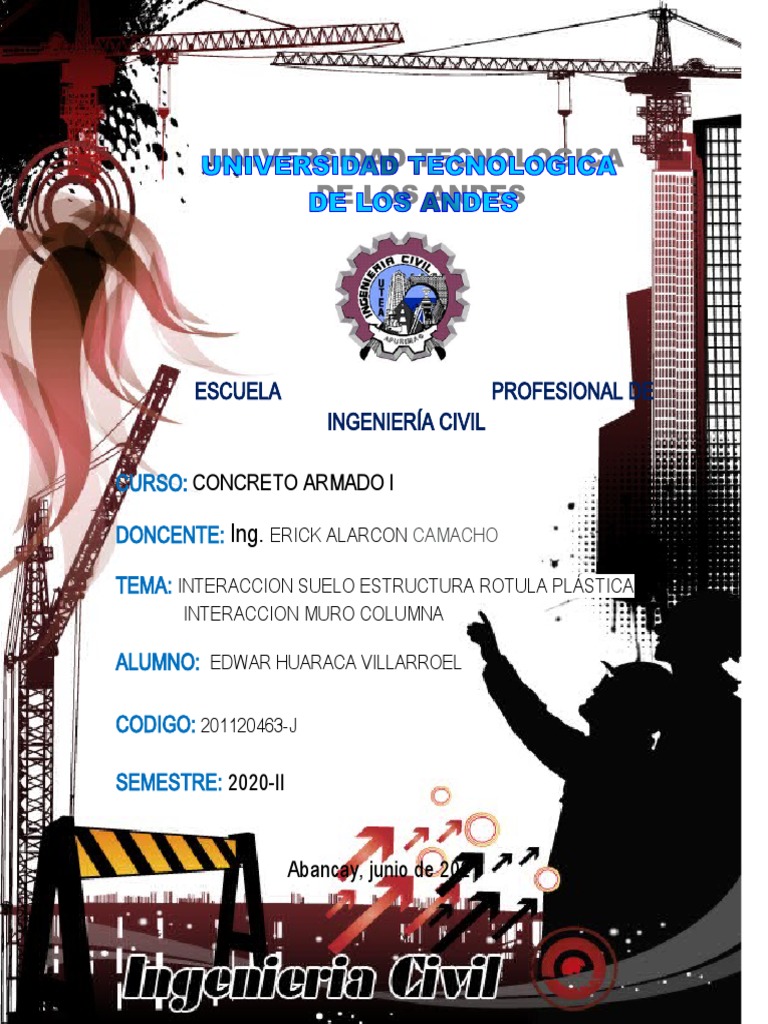 Interacción Suelo Estructura, Rotula Plástica | PDF | Plasticidad ...