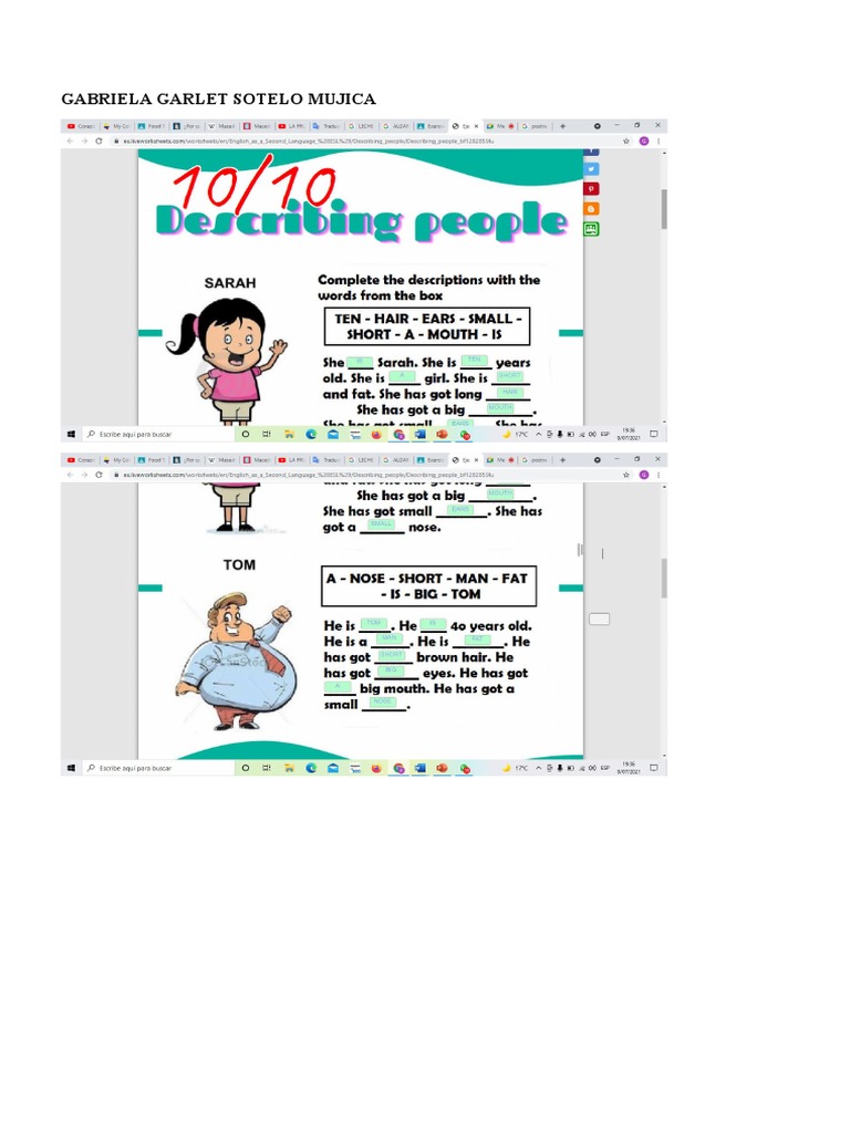 Practica Ingles | PDF