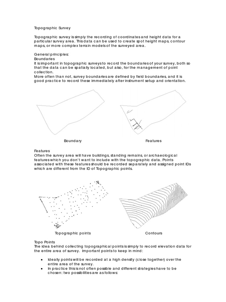 Topographic Survey | PDF | Topography | Surveying