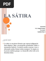 Estructura y Función de la Sátira | PDF