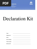 Declaration Form (Employee Pension Scheme) - Form 9 | PDF | Business ...