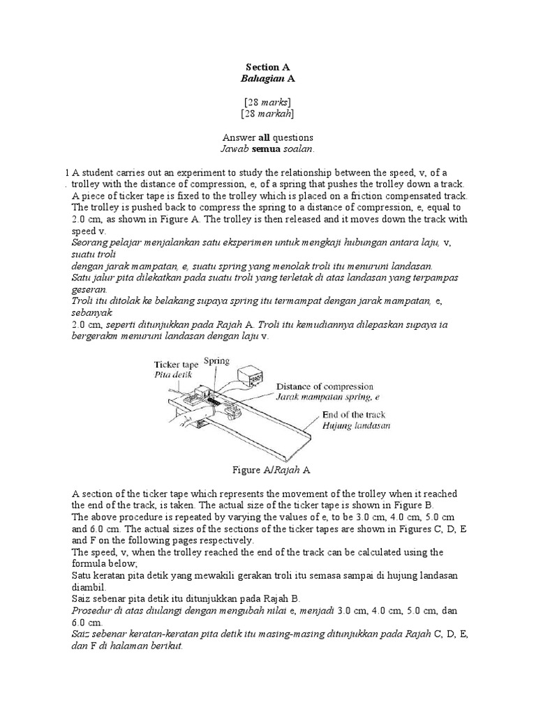 SPM 2005 Paper 3 + Skima | PDF