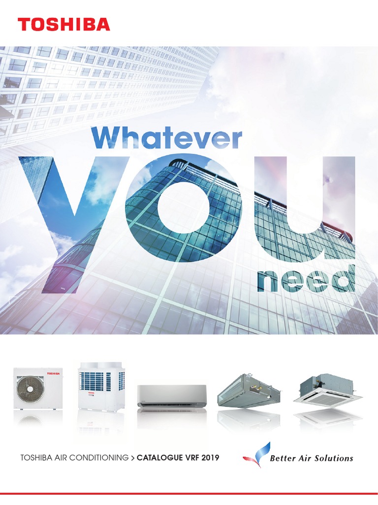 Toshiba VRF 2019 | PDF | Heating, Ventilating, And Air Conditioning ...