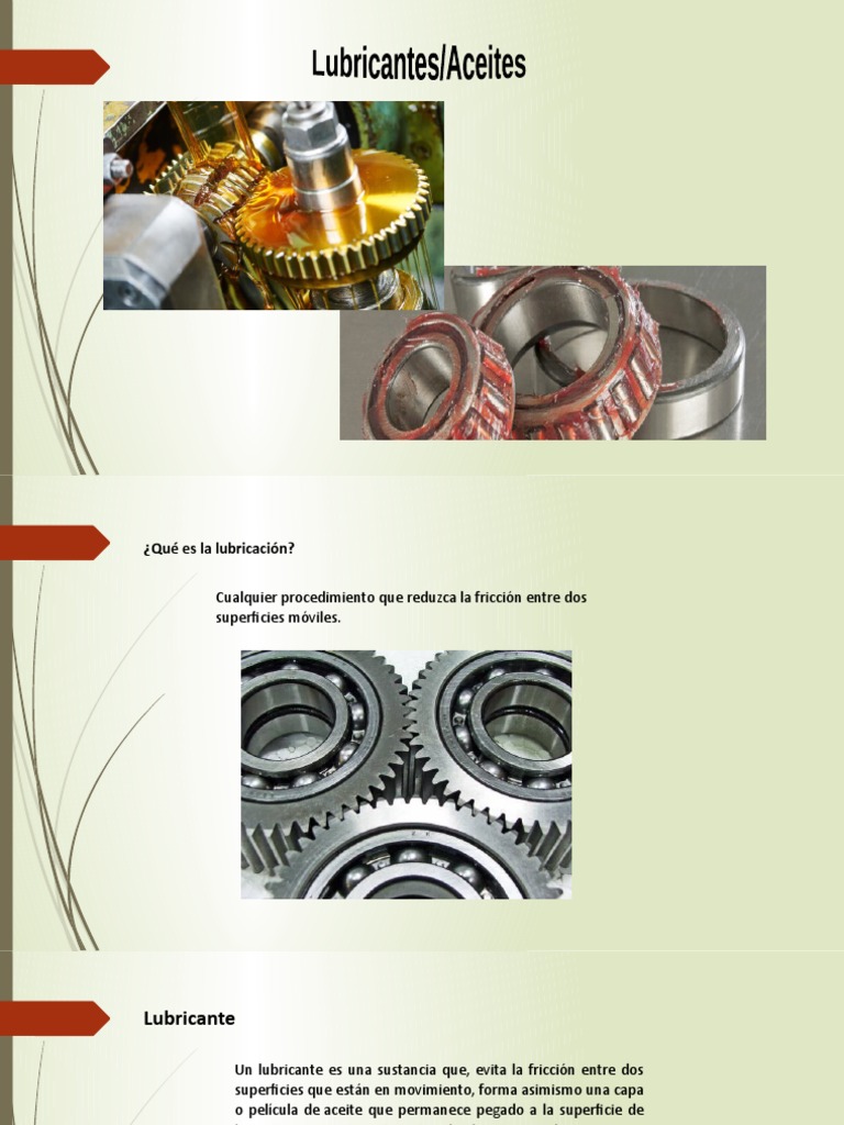Lubricantes | PDF | Lubricante | Química