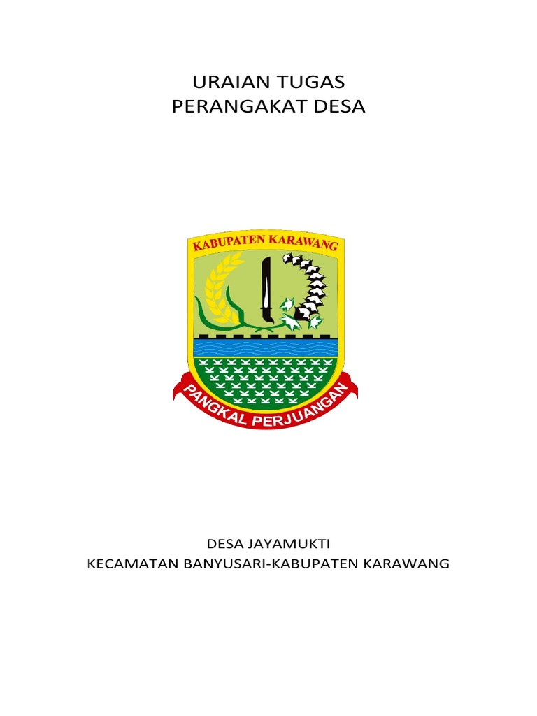 Struktur dan Tugas Pemerintahan Desa | PDF