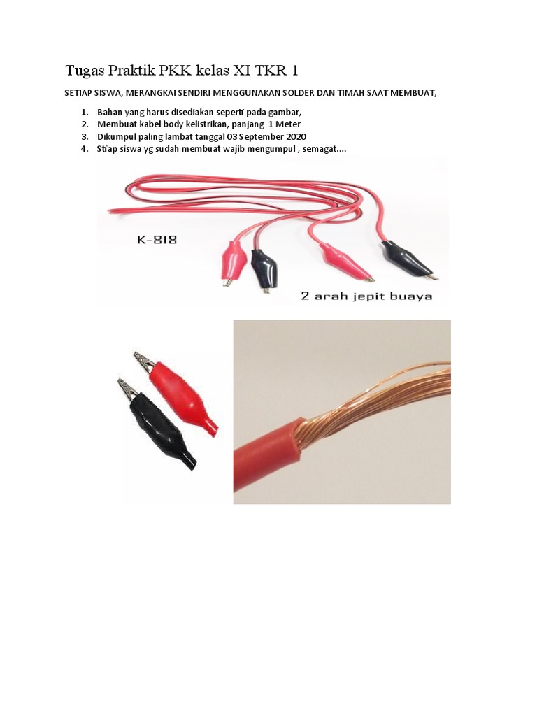 Tugas Praktik PKK Kelas XI TKR 1 | PDF