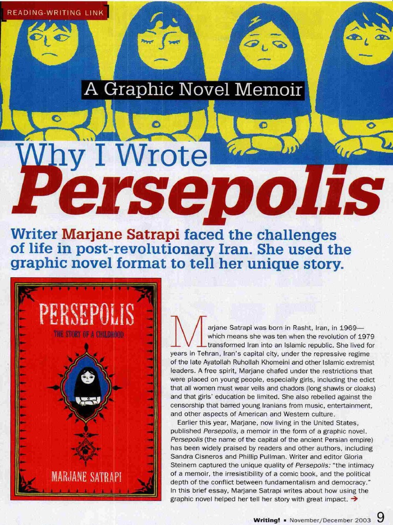 Why I Wrote Persepolis | PDF