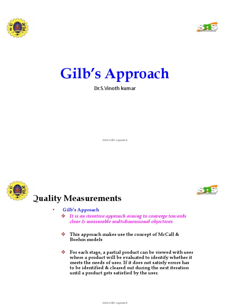 4.gilb's Approach | PDF | Reliability Engineering | Usability