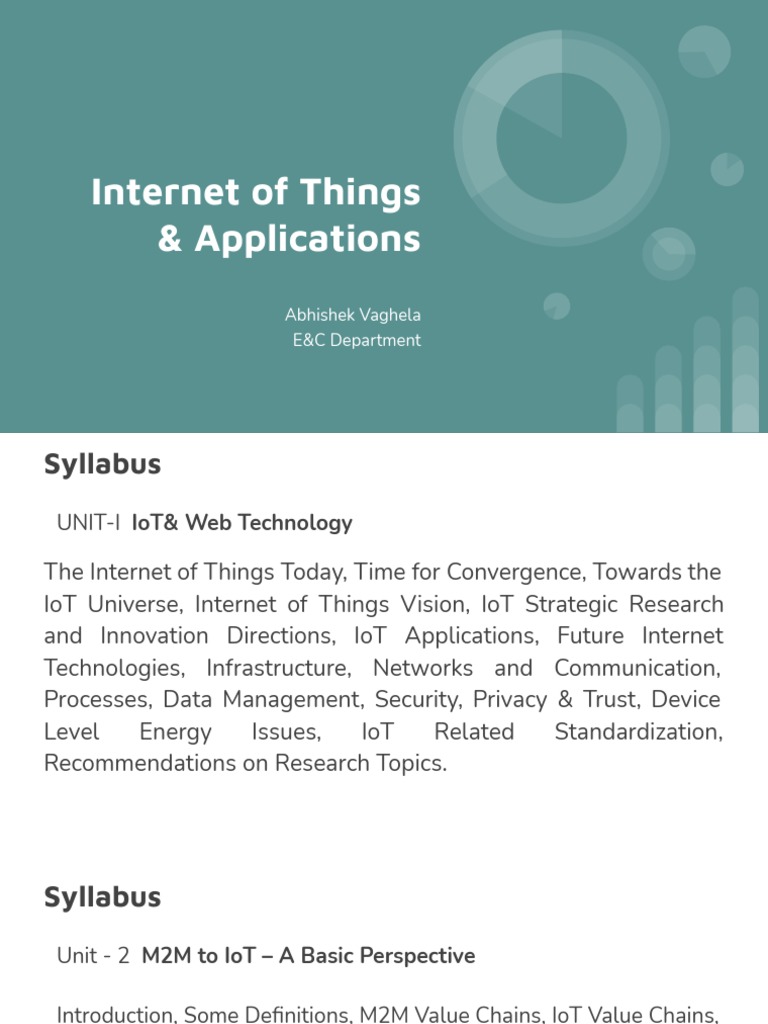 Introduction To IoT - Chapter1 | PDF | Representational State Transfer ...