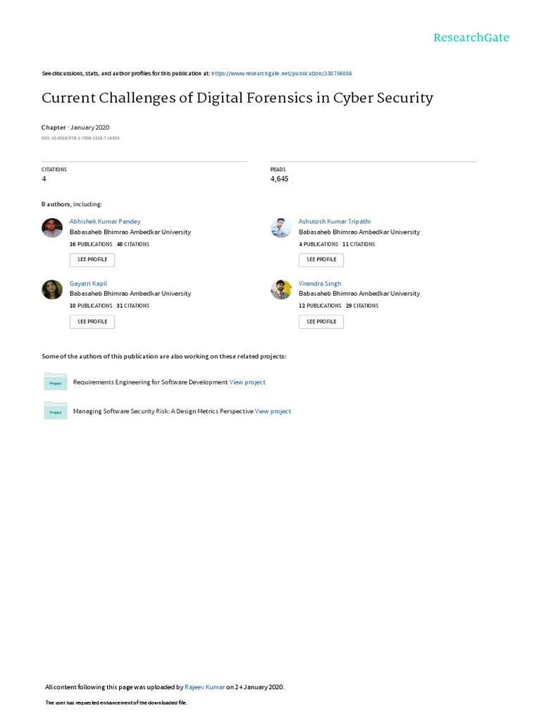 Current Challenges of Digital Forensics in Cyber Securityfinalprint ...