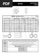 Metric Nut Grades and Markings Guide | PDF | Screw | Nut (Hardware)