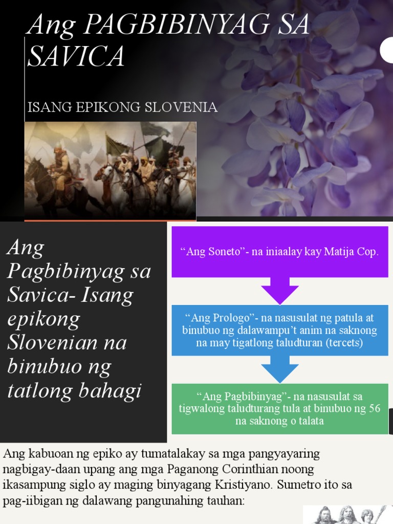 Ang PAGBIBINYAG SA SAVICA | PDF