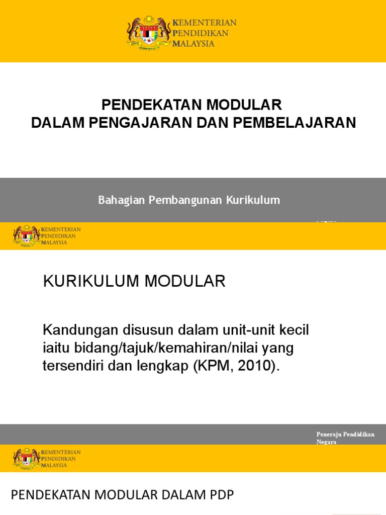 Pendekatan Modular Sains Komputer | PDF