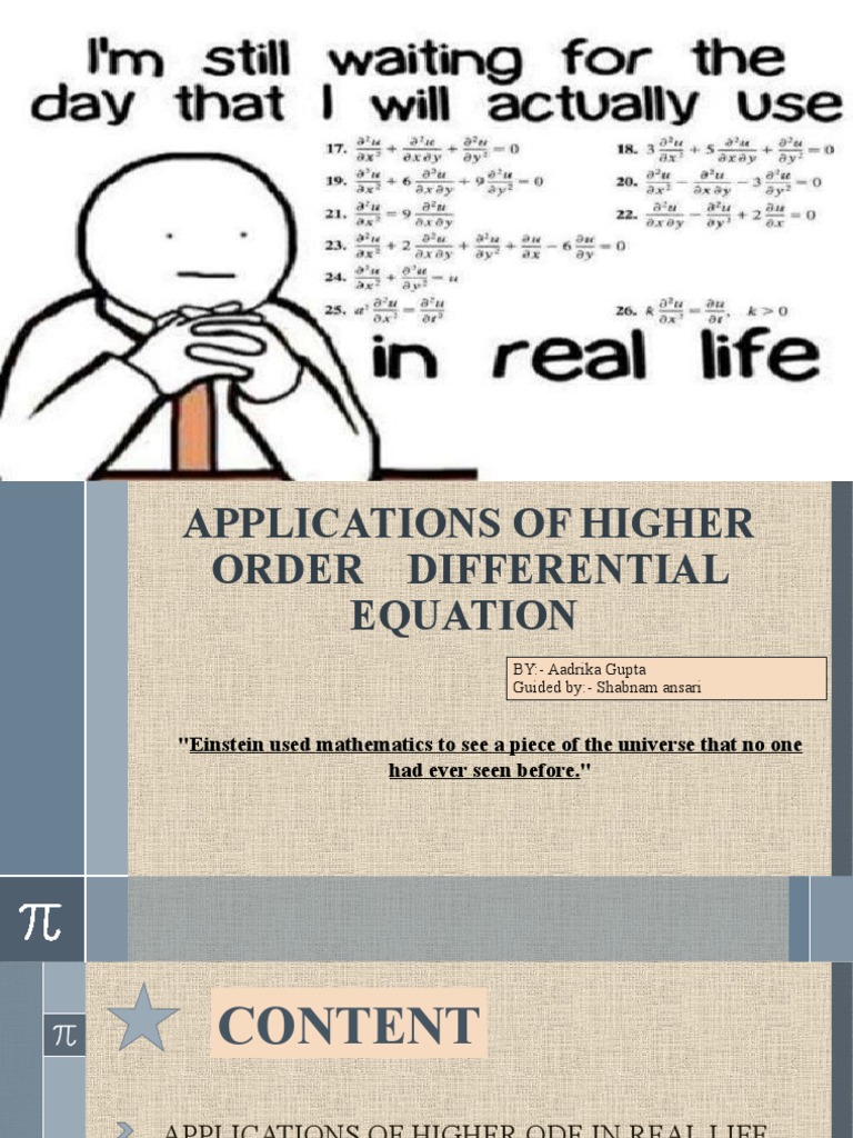 Ode Applications | PDF | Ordinary Differential Equation | Differential ...