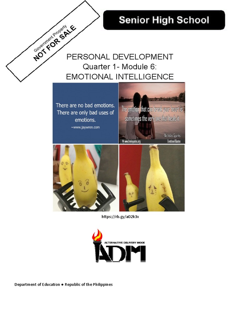 PerDev - Q2 - Module 6 - Emotional-Intelligence - Ver2 | PDF | Feeling | Emotional Intelligence