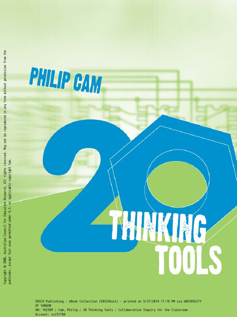 20 Thinking Tools Collaborative Inquiry For The Classroom | PDF ...