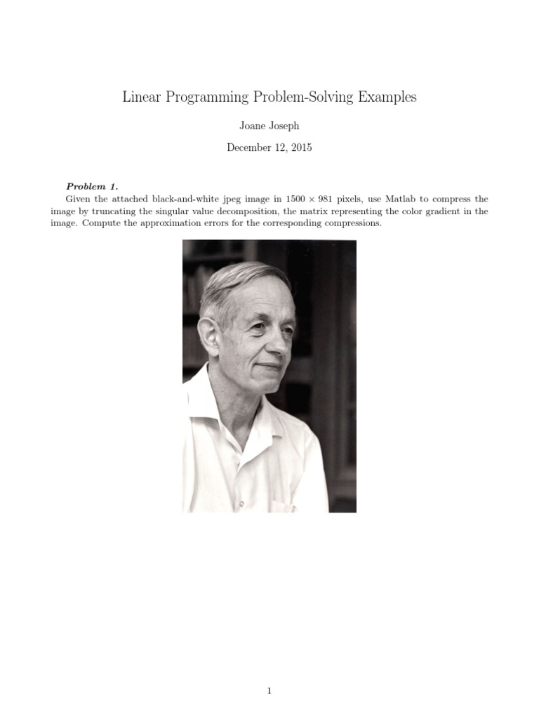Linear Programming Examples Using Matlab | PDF | Radiation Therapy | Least Squares