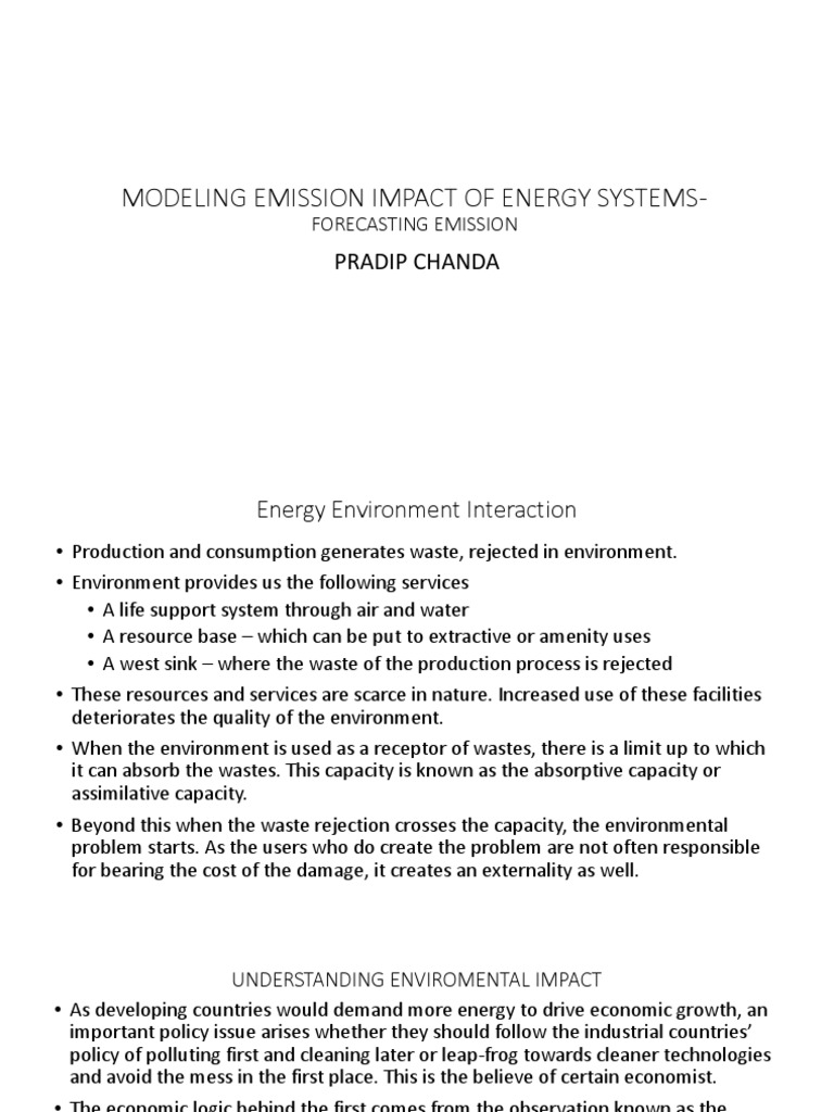 Energy System Modeling Lecture-Vii | PDF | Greenhouse Gas | Carbon Dioxide