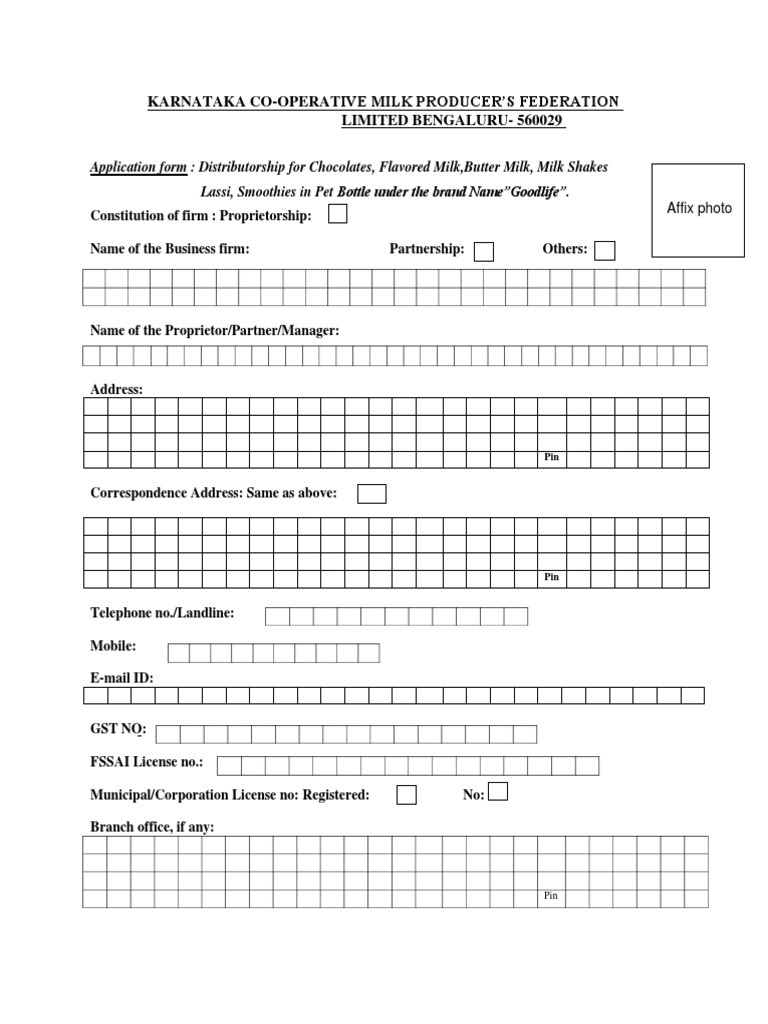 Application Form For Delearship | PDF | Economies | Business