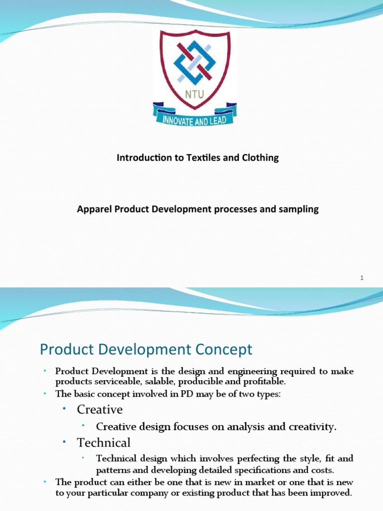 Apparel Product Development Overview | PDF | Clothing | Textiles